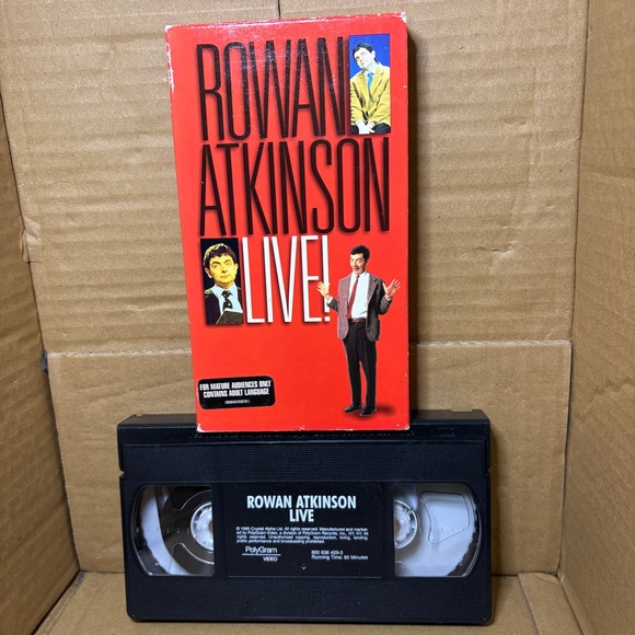 Vintage | Media | Rowan Atkinson Live Vhs 992 | Poshmark